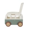 Retro Wagon gå-vogn med navn fra Little Dutch